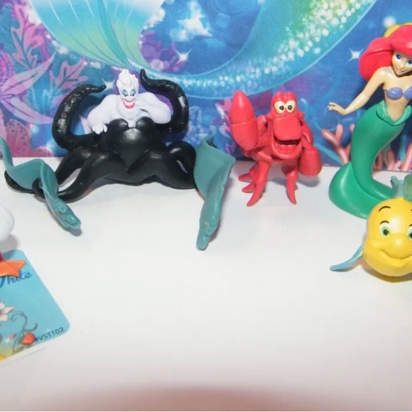 Disney | Toys | Little Mermaid Movie Toy Figure 2 Set With 1 Neat ...